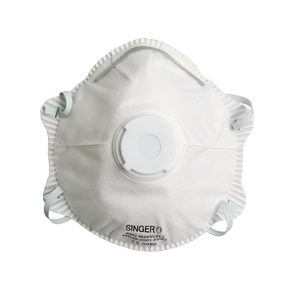 Singer Safety - Ffp2 Mask With Valve - Auum20vsl - ISOI Industrie